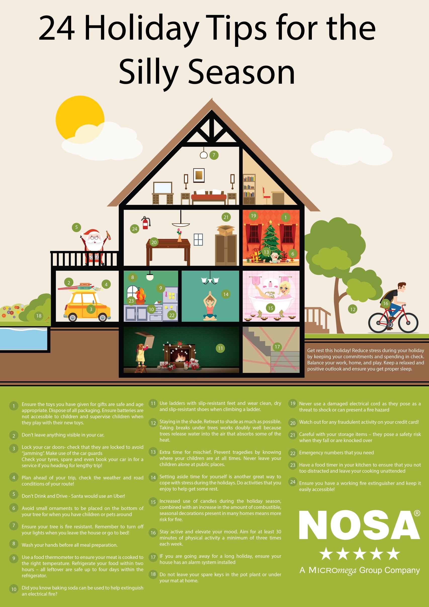 24 holiday tips for the silly season