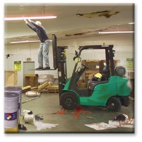 What's wrong with this picture? Spot the safety violation